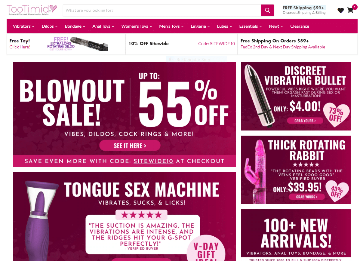 Is TooTimid Packaging Discreet [Here's the answer] | Bedbible.com