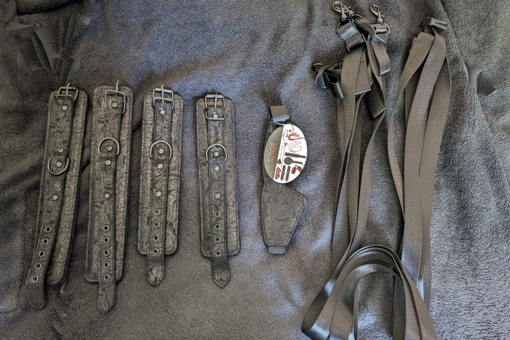 Bondage Boutique Black Rose Under Mattress Restraint Kit Review [Tried ...