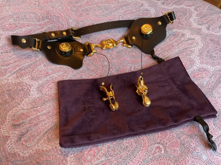 UPKO Mystic Bond Leather Belt With Labia Extender Clamps Review [Tried ...